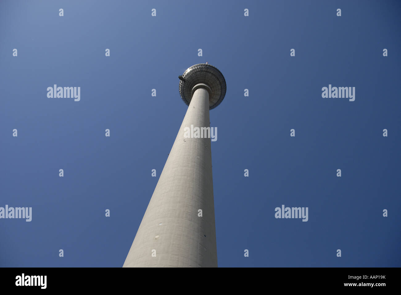 television tower Berlin, 368 m high, highest building of Germany ...