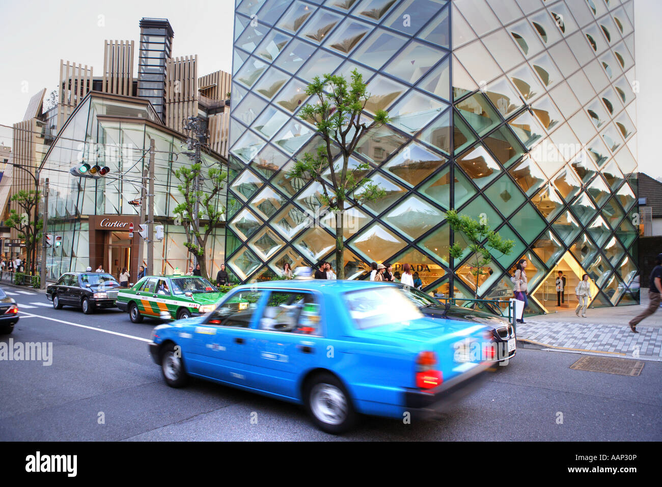 JPN, Japan, Tokyo: Prada Store, Architects Herzog & de Meuron.Shopping ...
