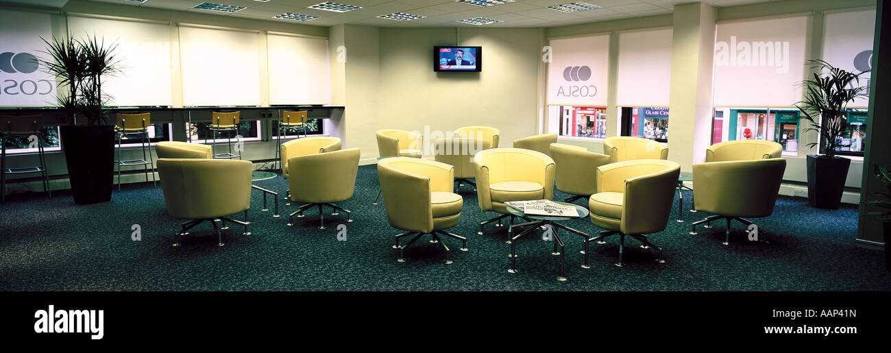 Panoramic interior shot reception area hi-res stock photography and ...