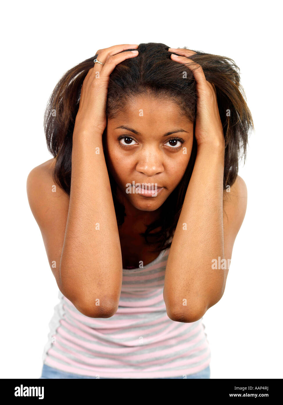 Angry Young Woman Model Released Stock Photo - Alamy