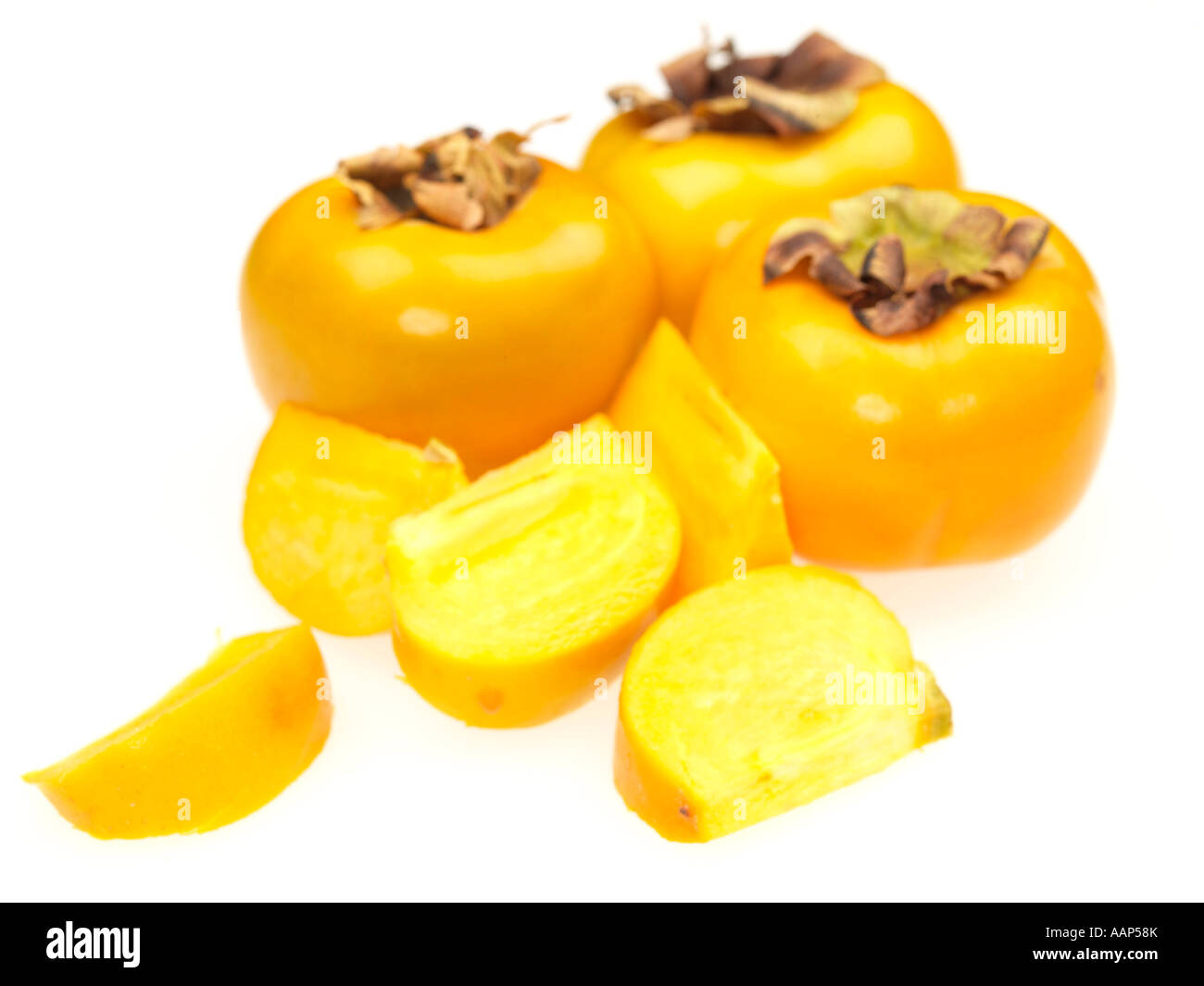 Sharon fruits Cut Out Stock Images & Pictures - Alamy
