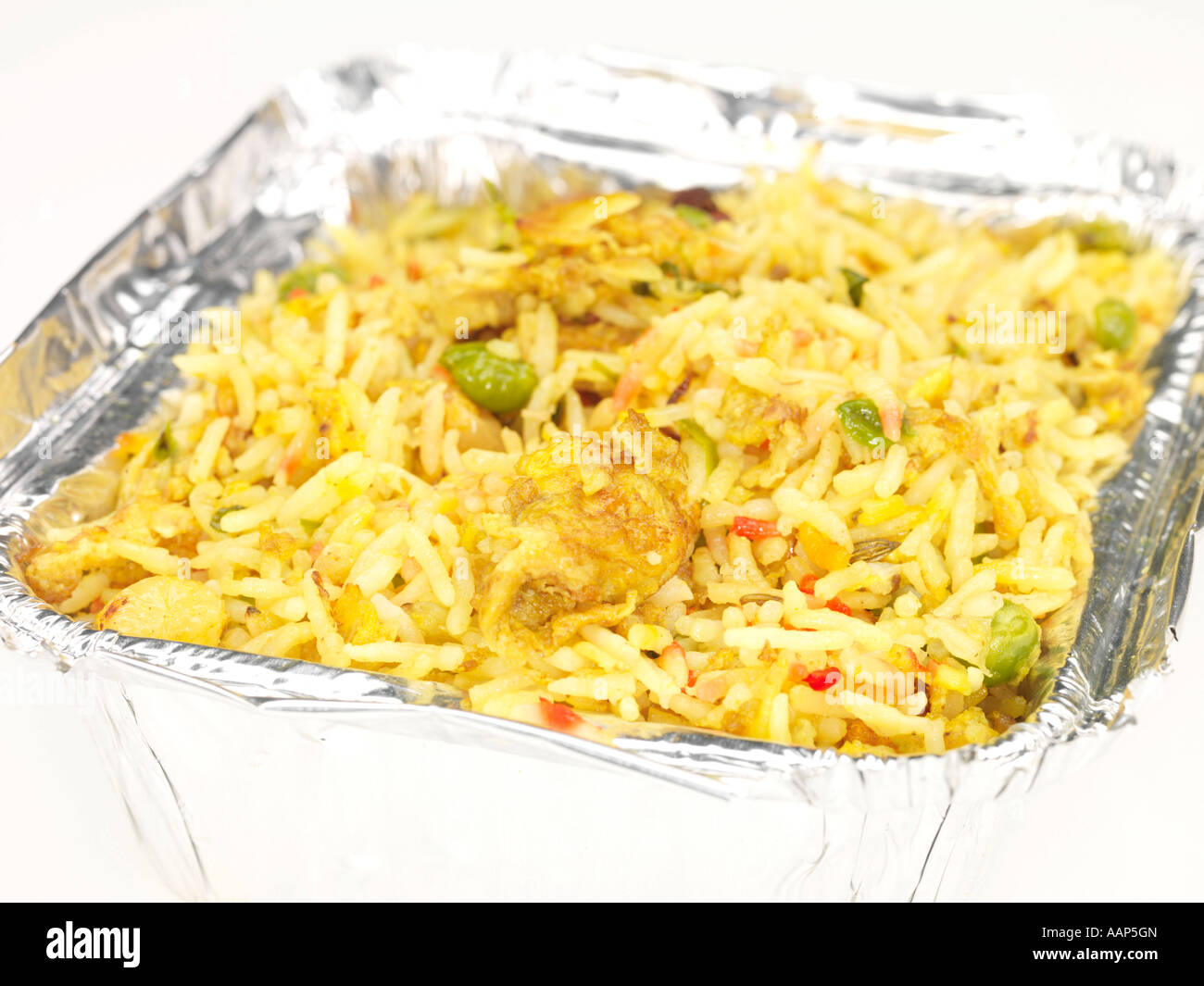 Special fried rice indian cuisine takeaway meal dinner hi-res stock ...