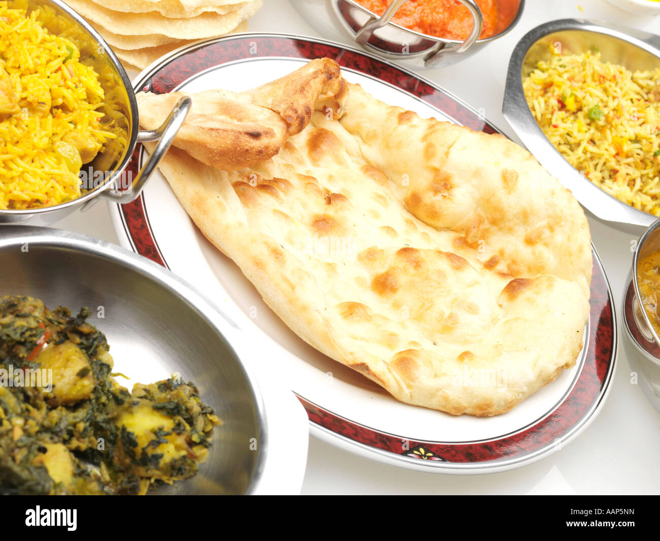 Indian buffet meal spicy cuisine hi-res stock photography and images ...