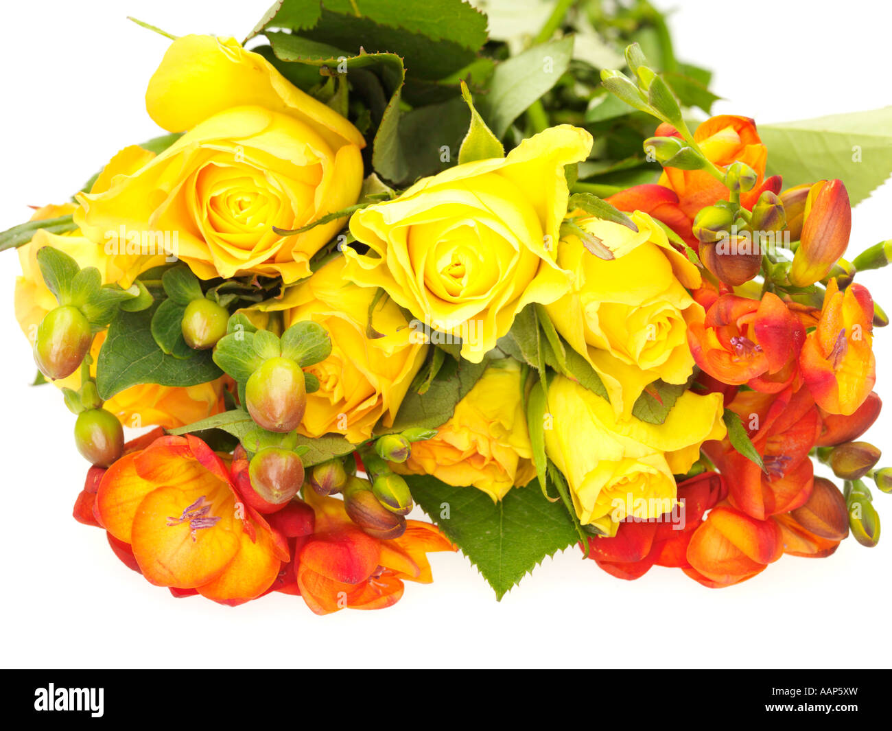 Bunch of flowers freesia bouquets hi-res stock photography and images ...