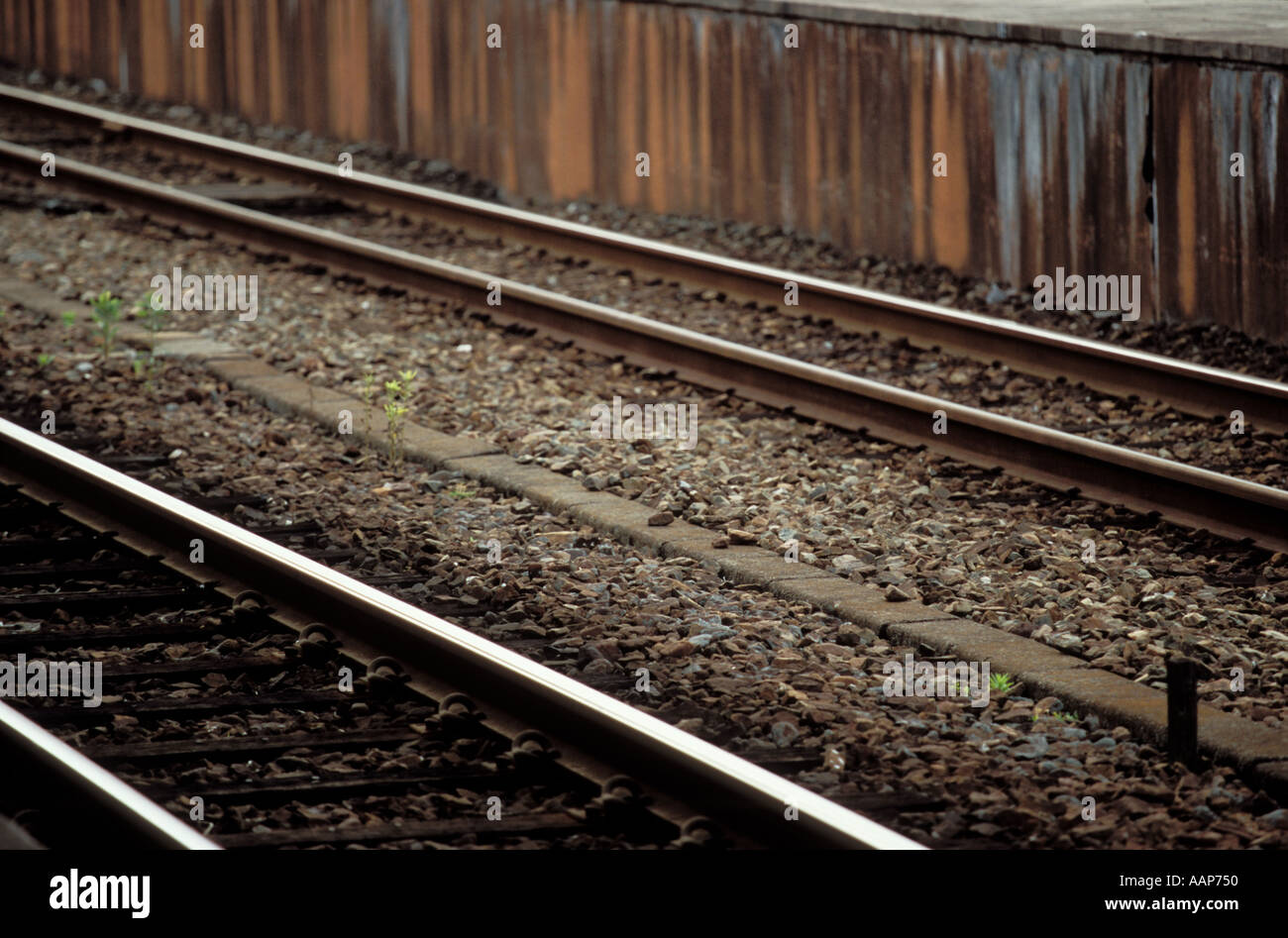 Details of tracks Stock Photo - Alamy