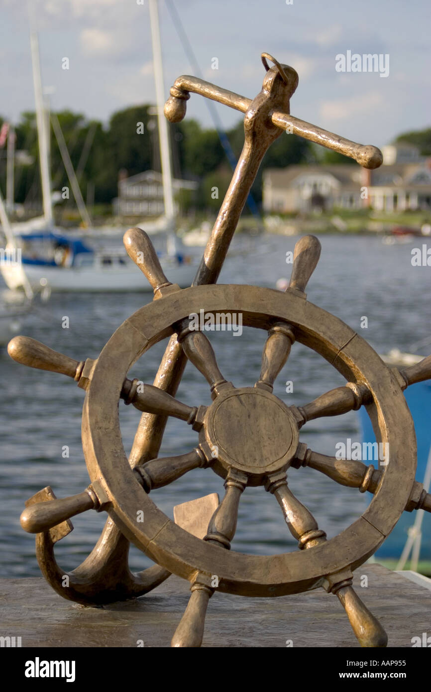helm and anchor Stock Photo - Alamy