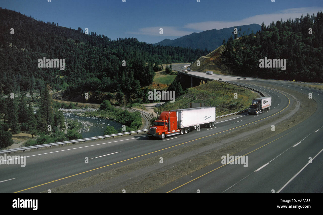 American interstate highway system hi-res stock photography and images ...