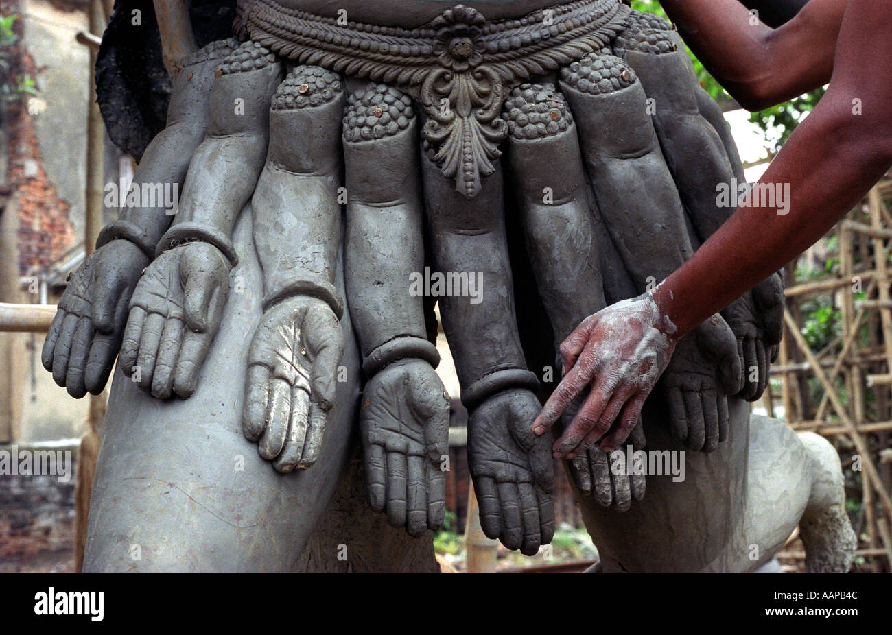 Kali trophy arms Stock Photo - Alamy