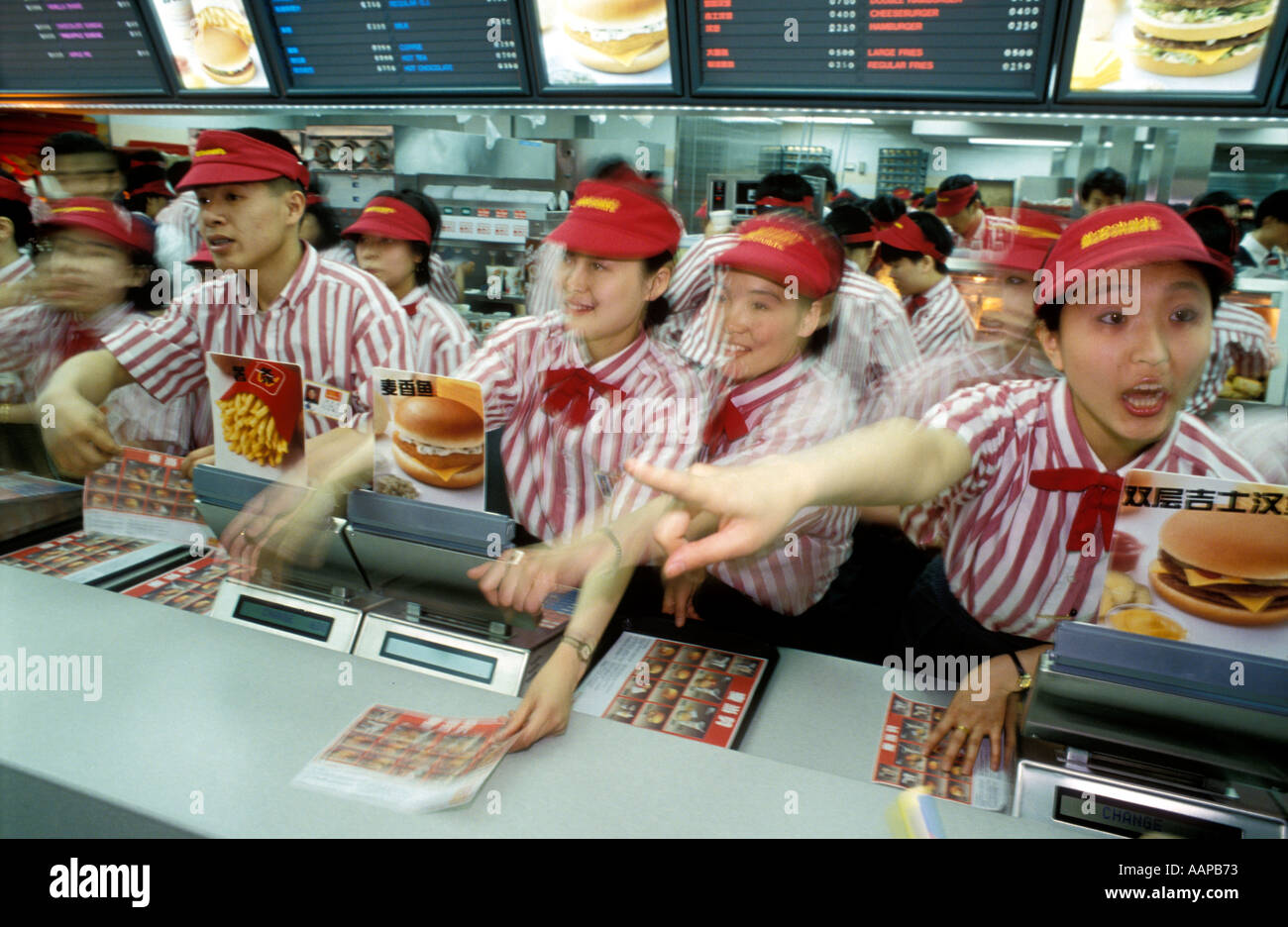 China Beijing 1992 Opening first McDonald's restaurant in the capital ...
