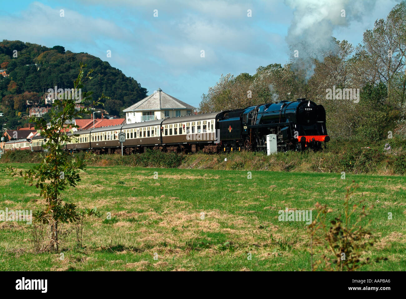 92214 9f locomotive steam railway train west somerset railway hi-res ...
