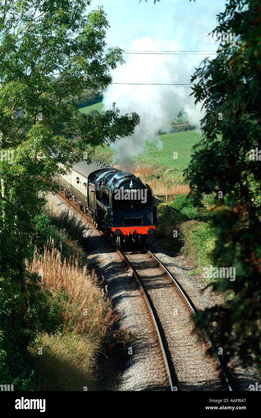 92214 9f locomotive steam railway train west somerset railway hi-res ...