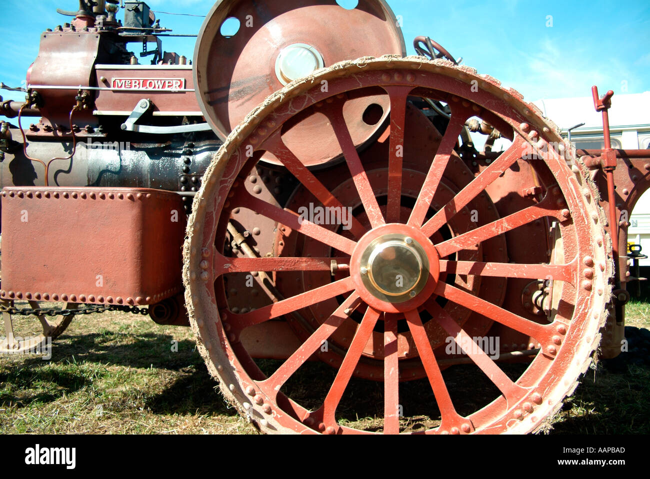 Traction engine wheel hi-res stock photography and images - Alamy