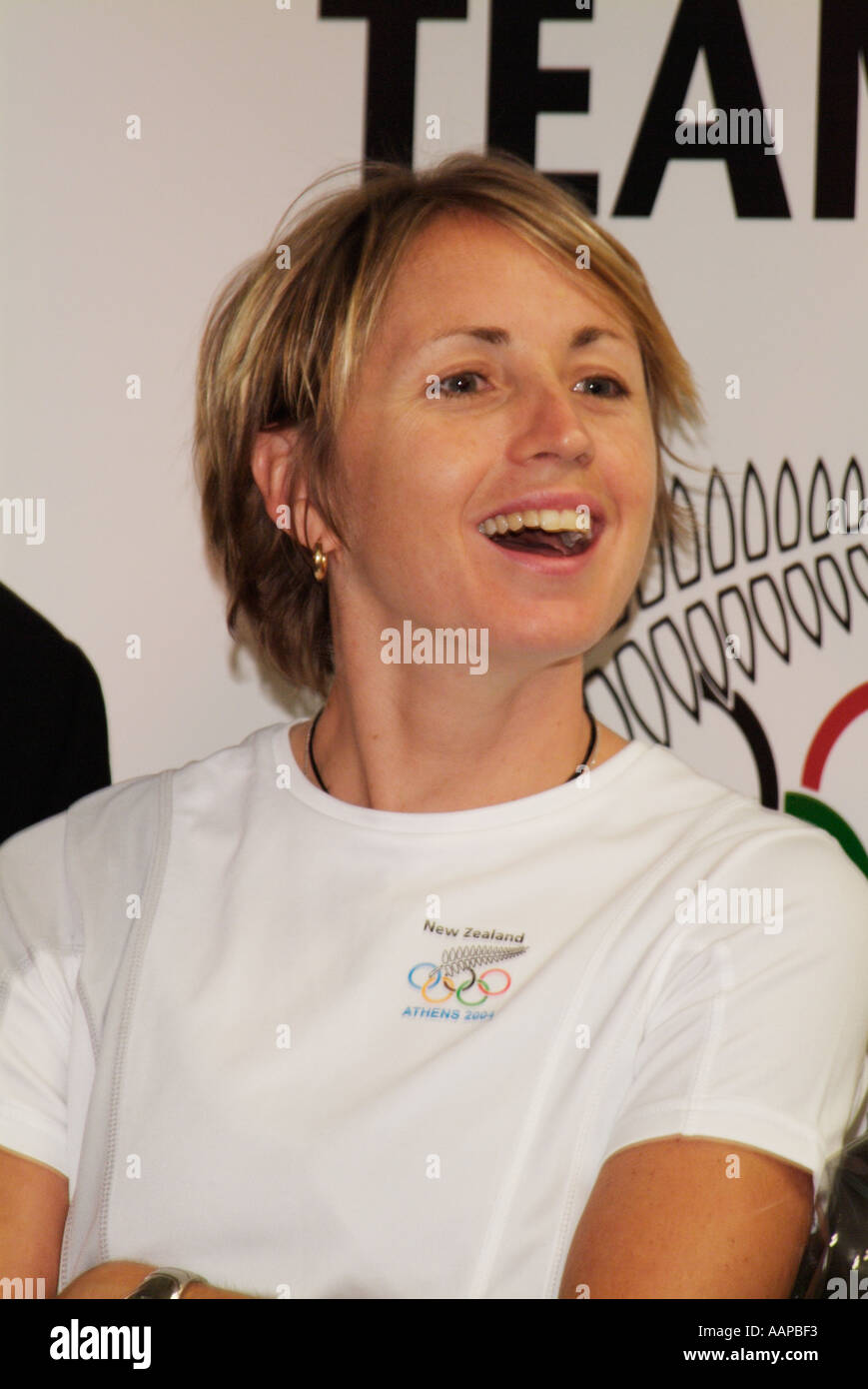 2004 Olympic Gold Medal winner Sarah Ulmer Stock Photo - Alamy