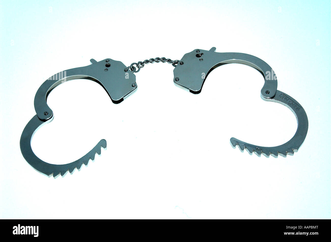 still life of open hand cuffs Stock Photo - Alamy