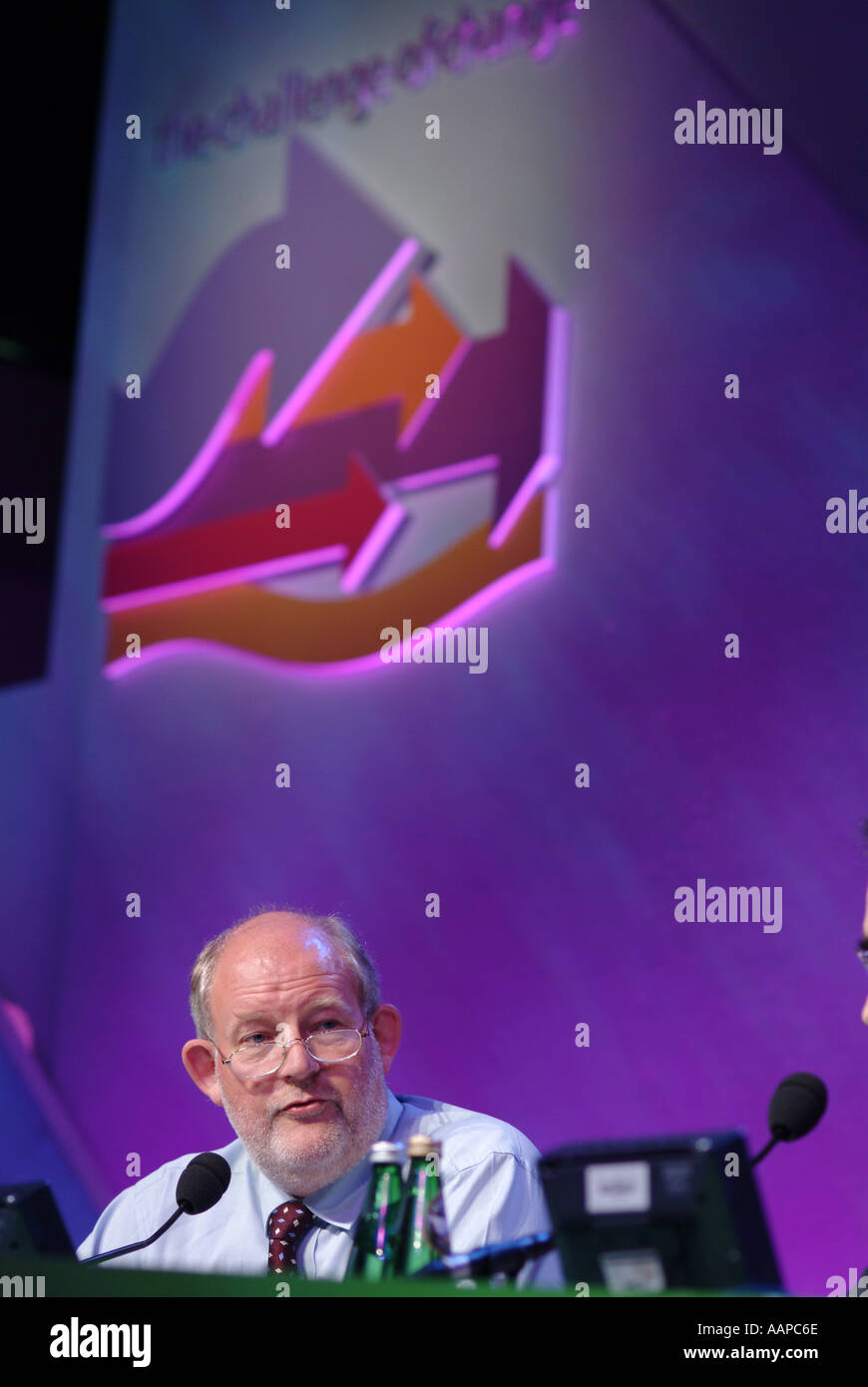 Charles Clarke at the 2003 Local Government conference in Brighton ...