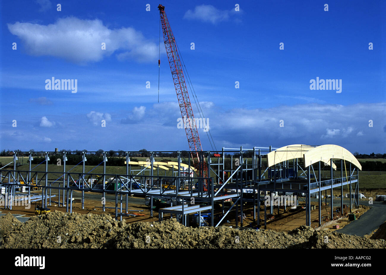 Construction site warehouse under hi-res stock photography and images ...