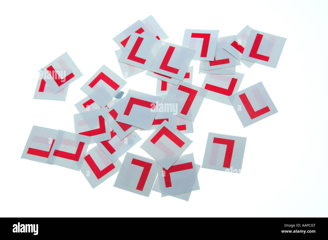 Learner plates driver test pass fail red Cut Out Stock Images ...