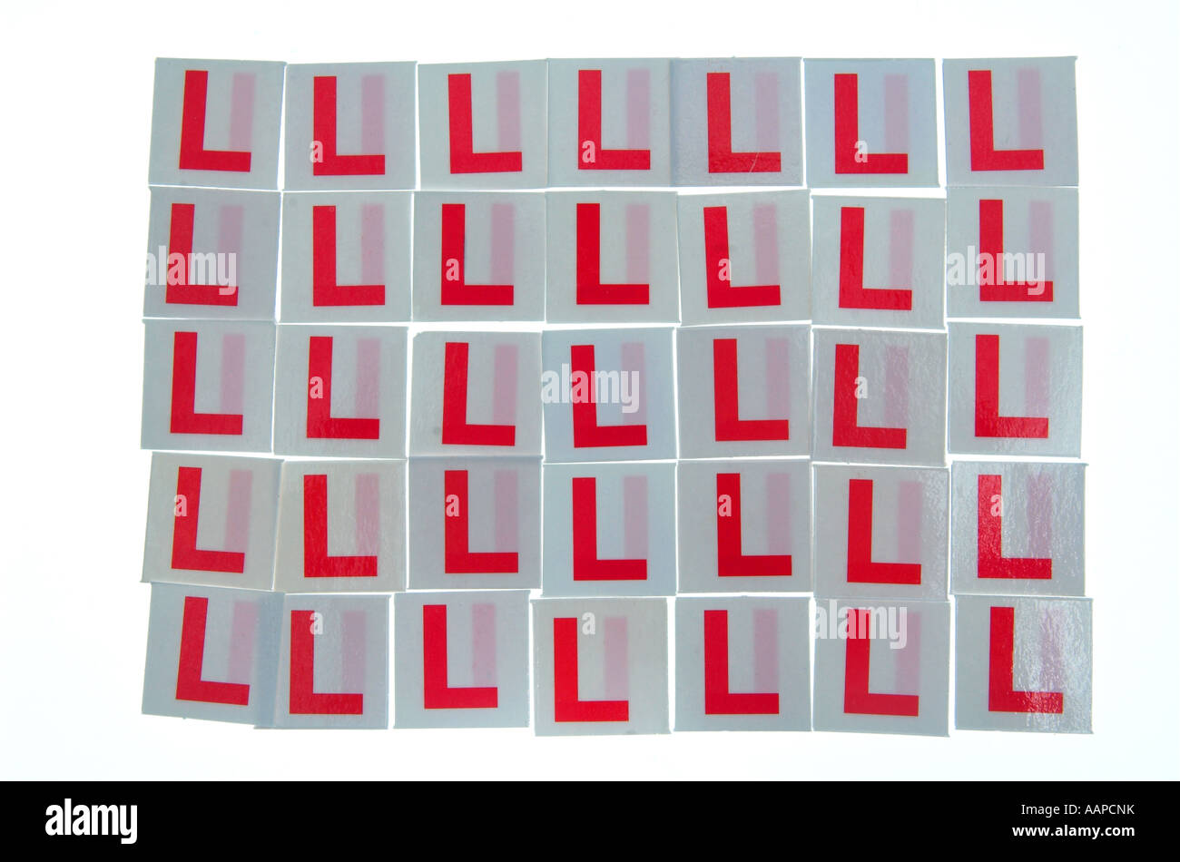 Arranged repetitive Cut Out Stock Images & Pictures - Alamy