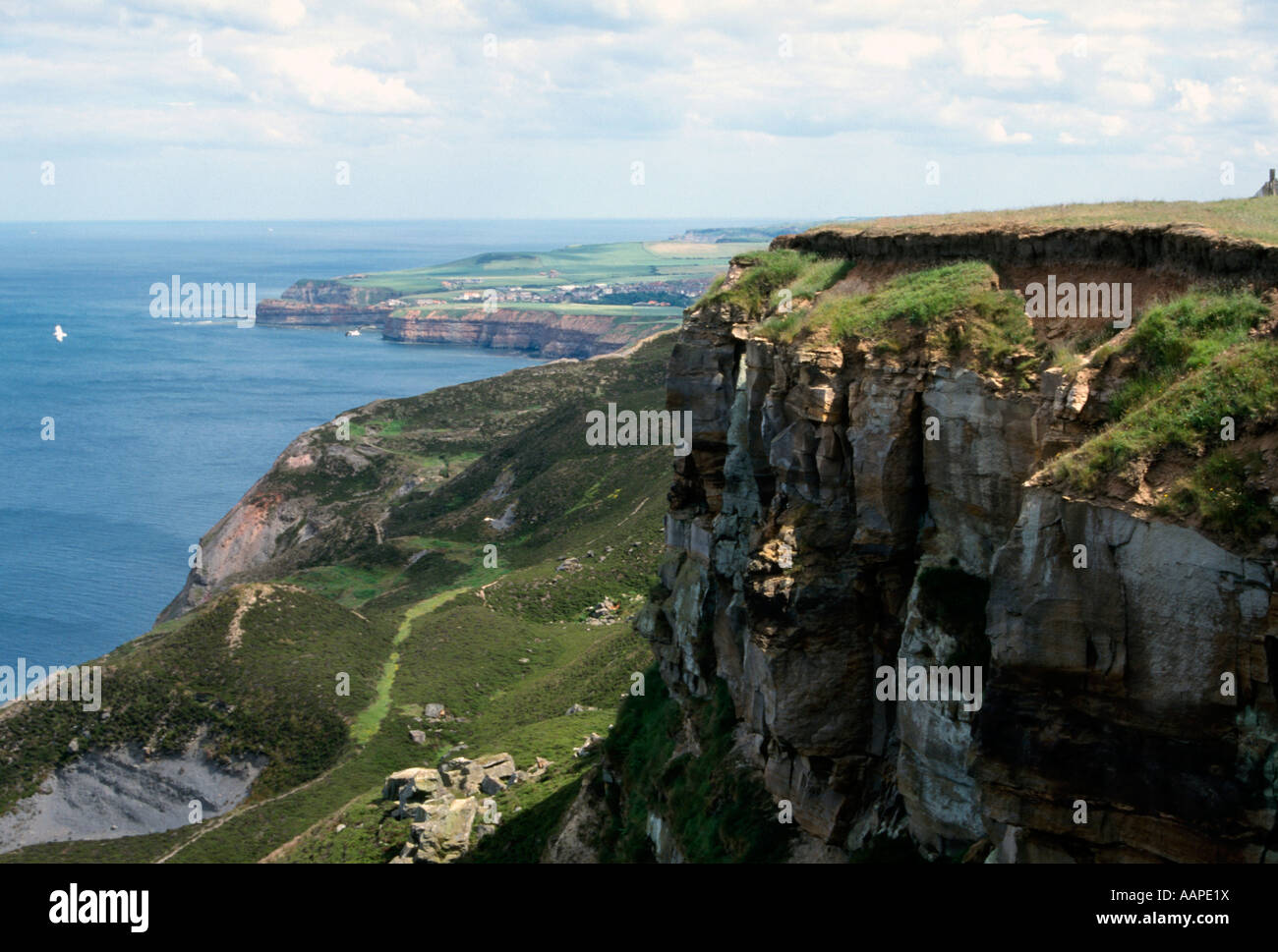 Boulby cliffs hi-res stock photography and images - Alamy