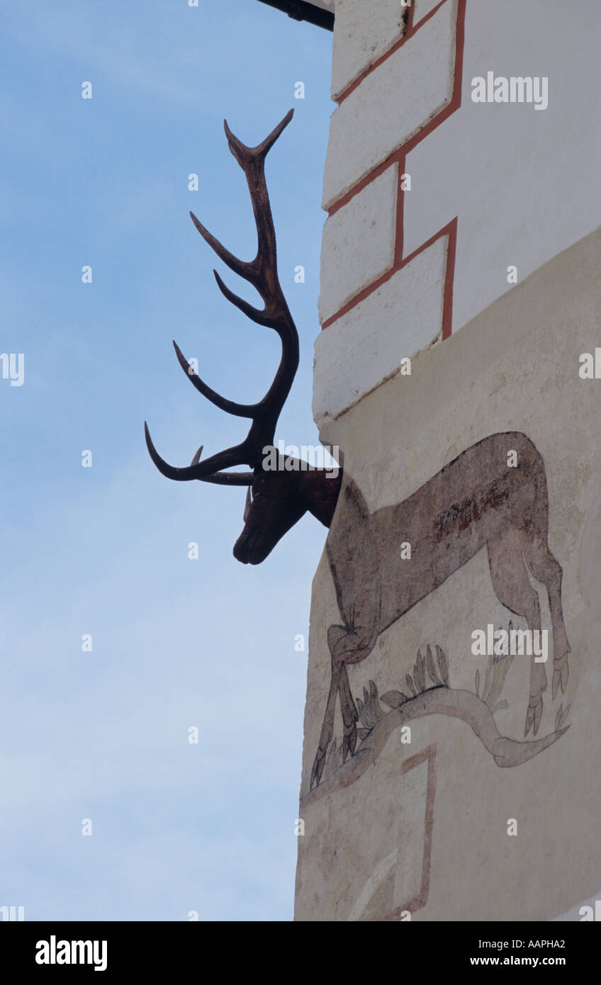 The Stag House in Sighisoara Romania Stock Photo - Alamy