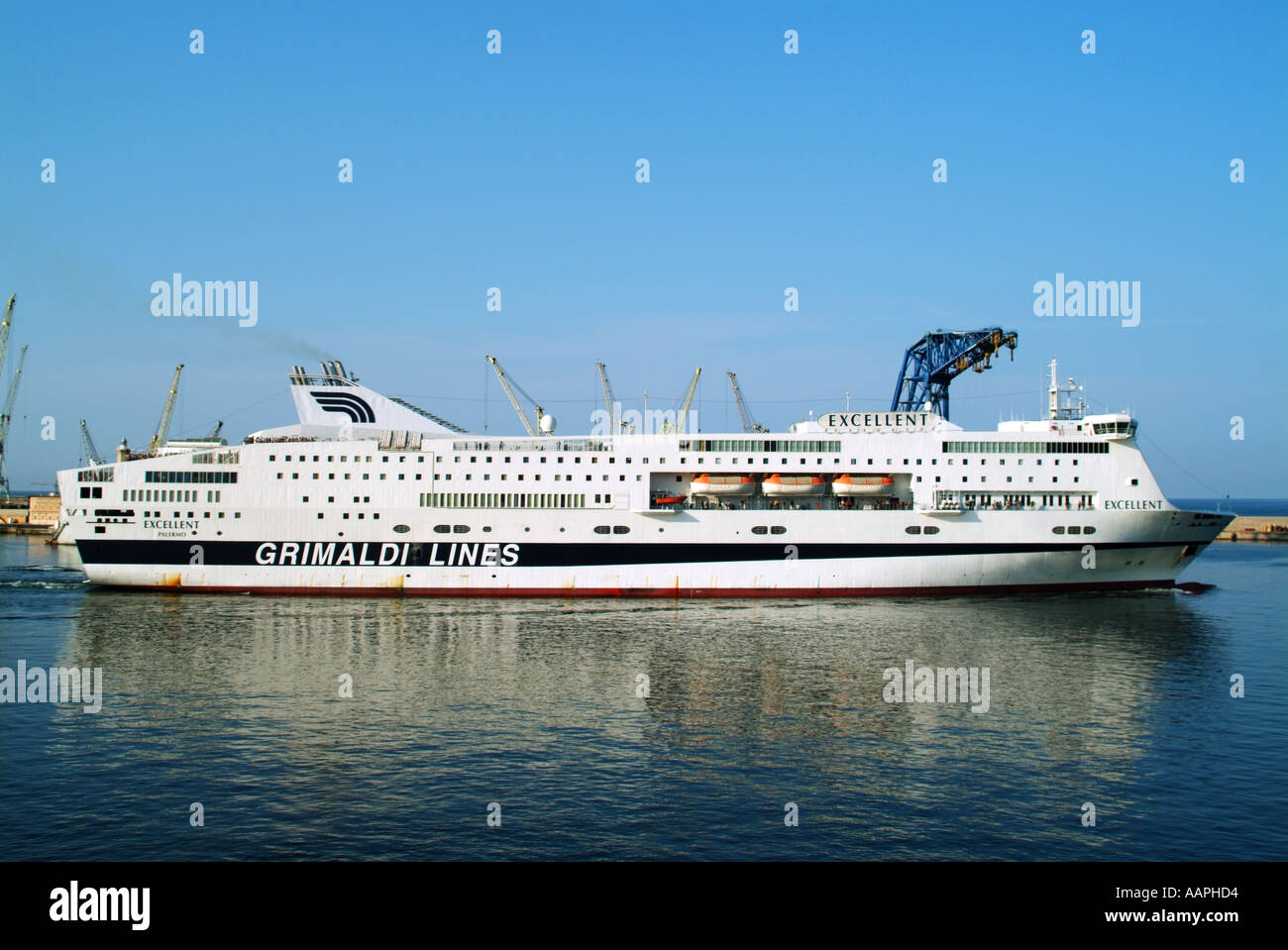 Port installations beyond departing shipping business Grimaldi Lines ...