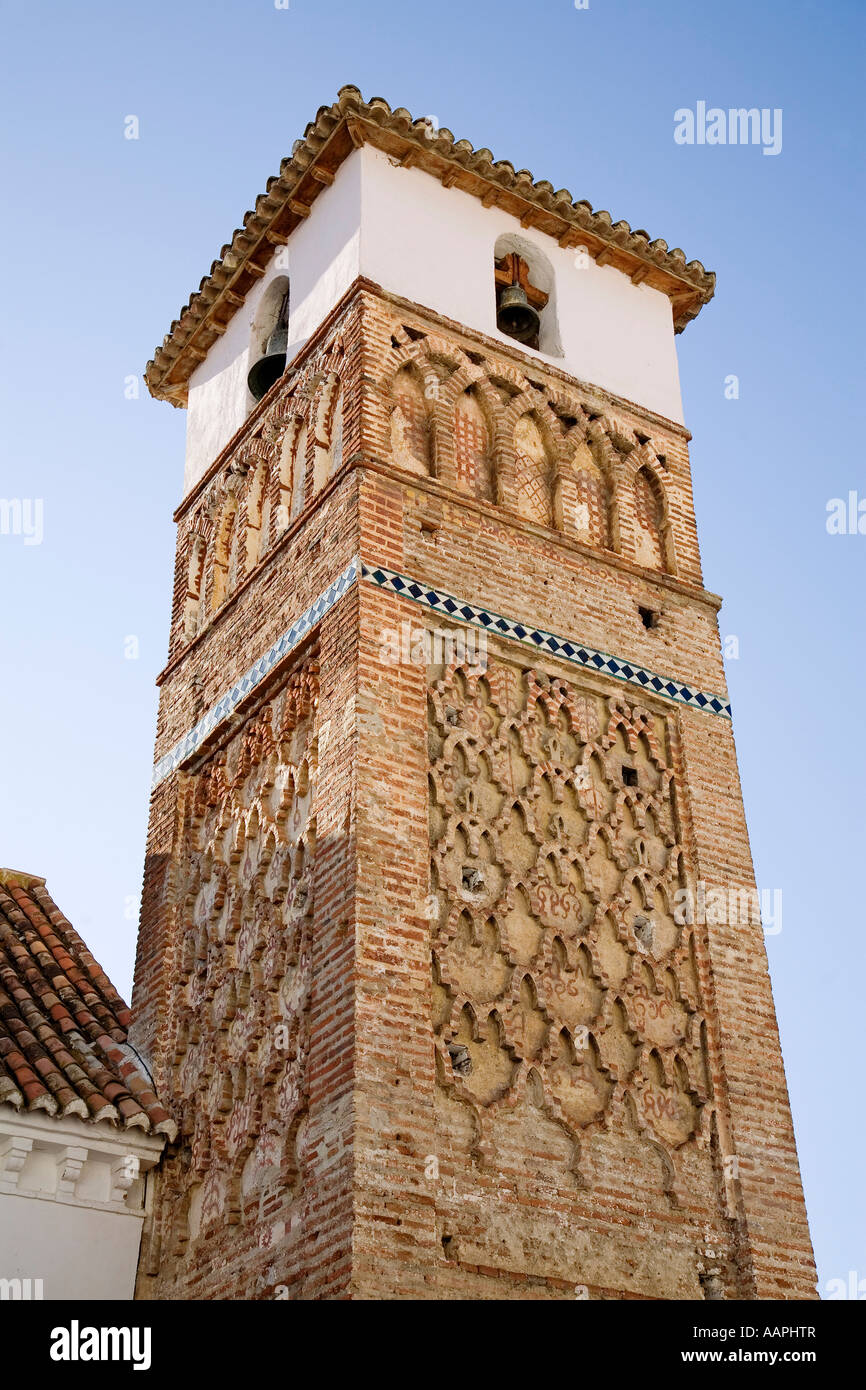 tower alminar mudejar artistic historical monument in archez axarquia ...