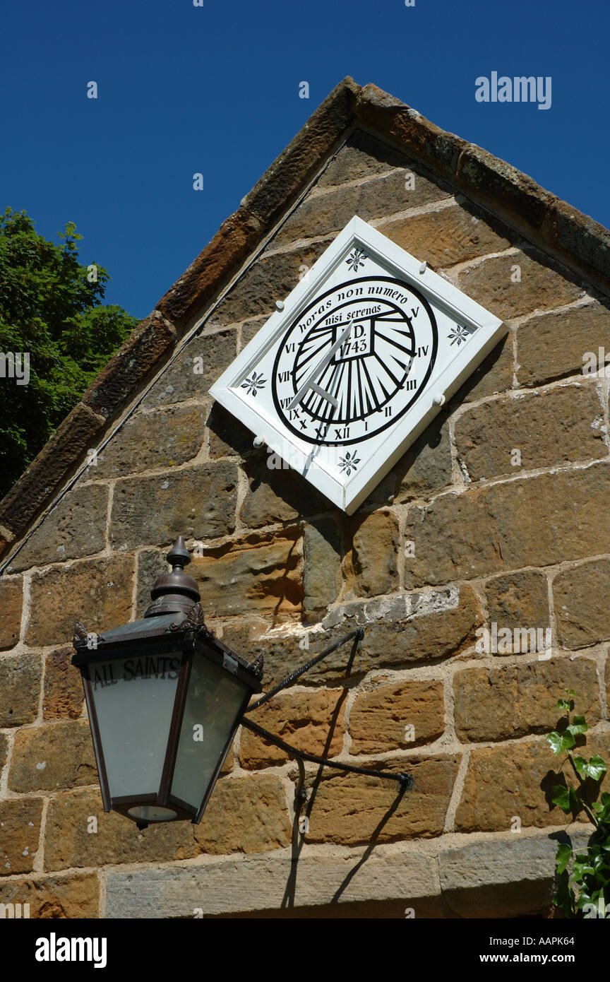 Sundial at the churchyard hi-res stock photography and images - Alamy