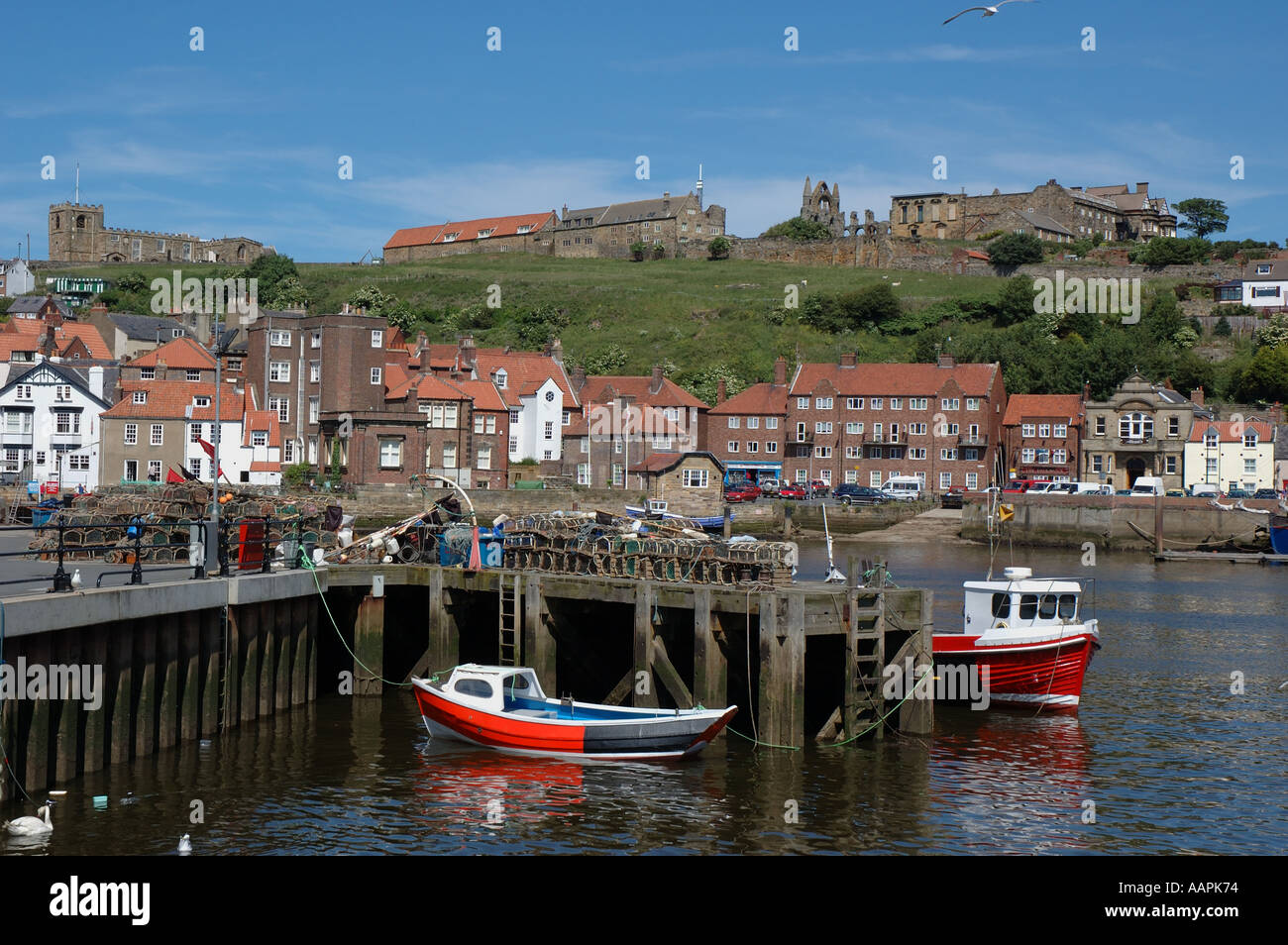 Whitby Harbour, North Yorkshire, UK Stock Photo - Alamy