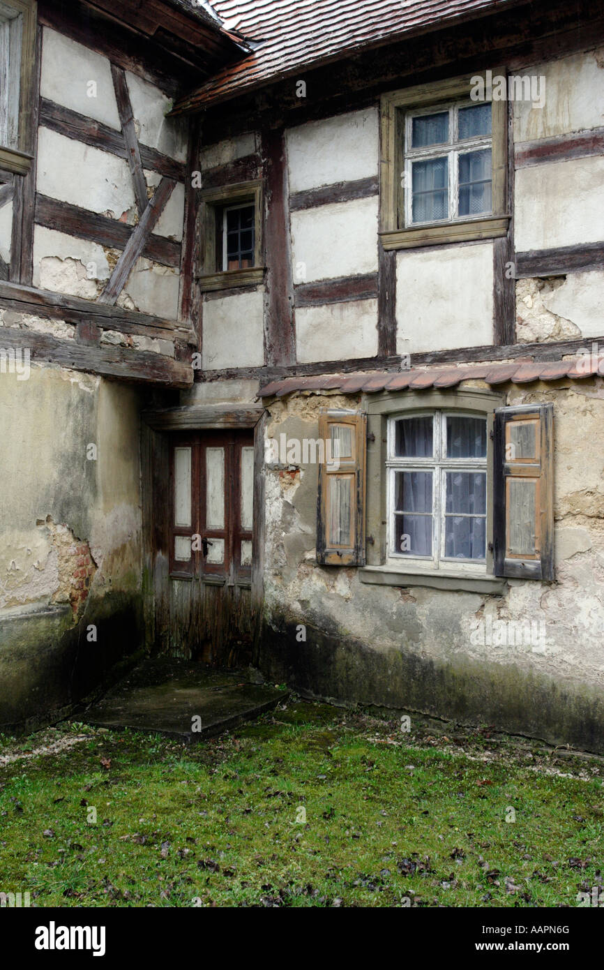 Desolate framework house in Bayern Stock Photo - Alamy