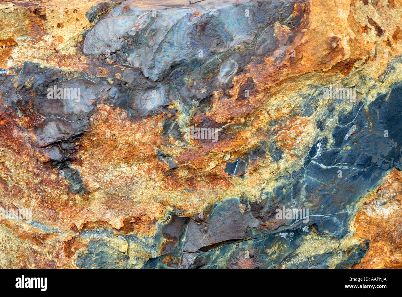 Argentina Patagonia Rock colouring in the mountains of the Parque ...