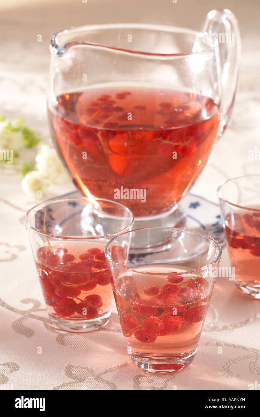 Red Currant Juice Stock Photo - Alamy