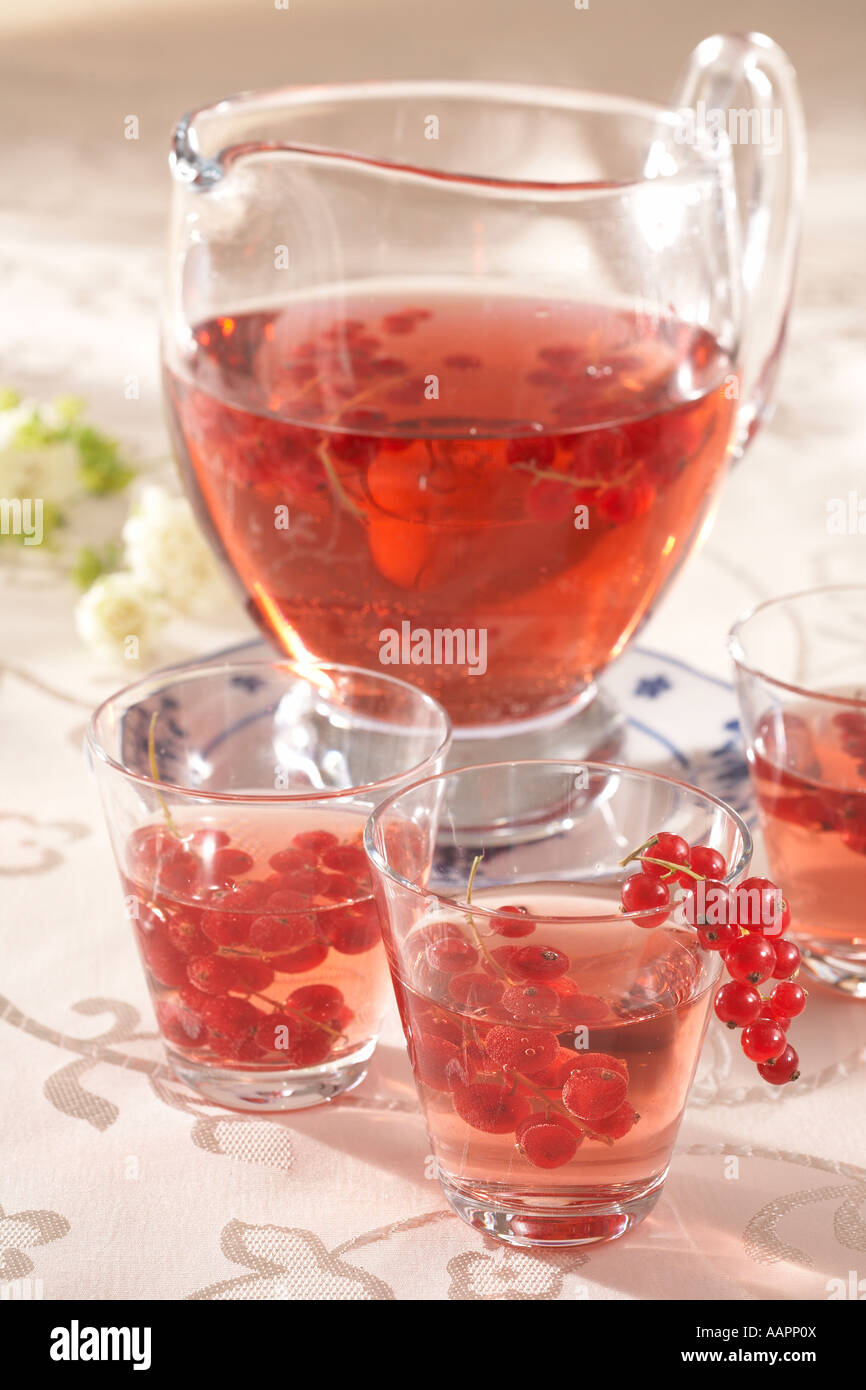 Red Currant Juice Stock Photo - Alamy
