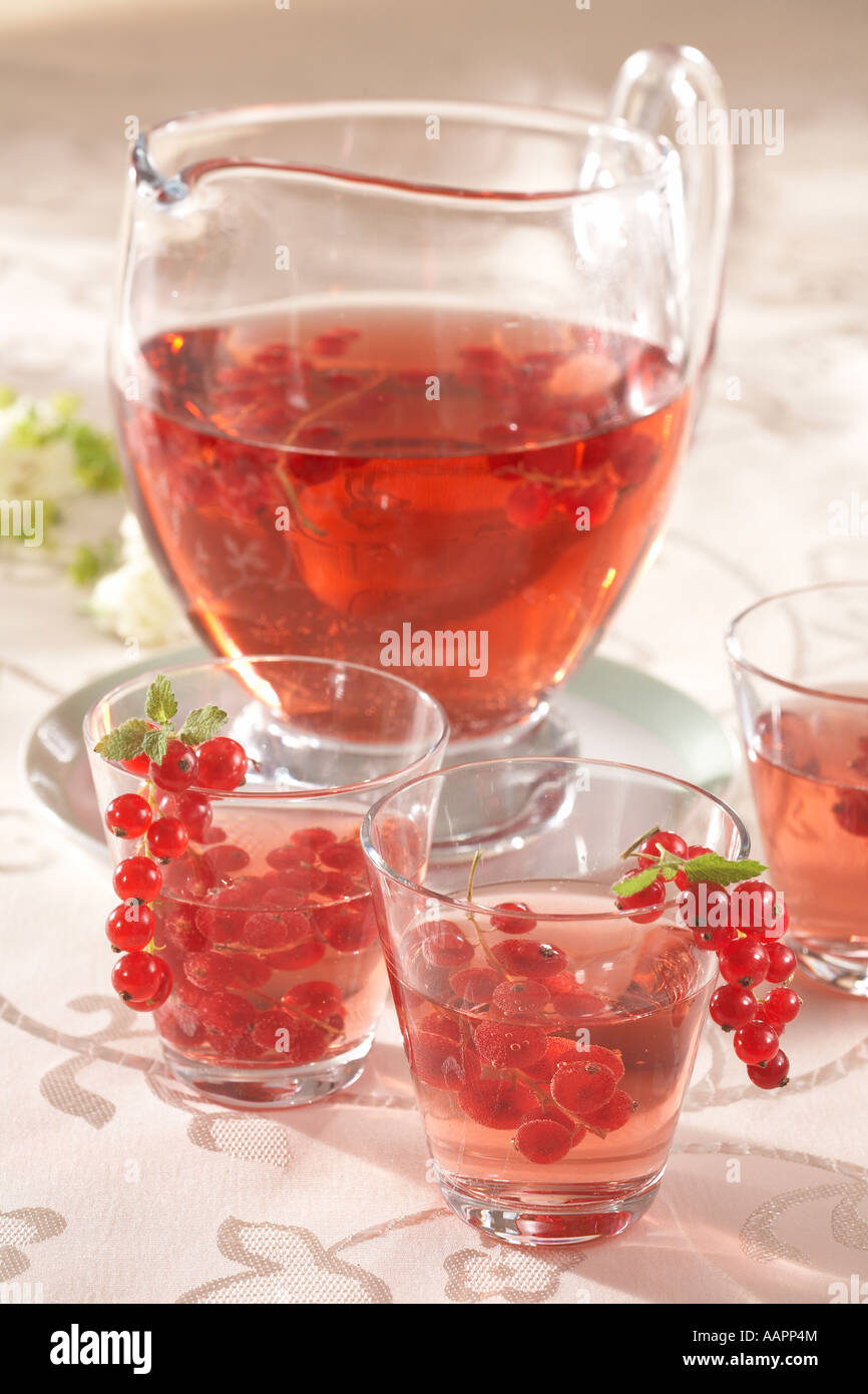 Red Currant Juice Stock Photo - Alamy