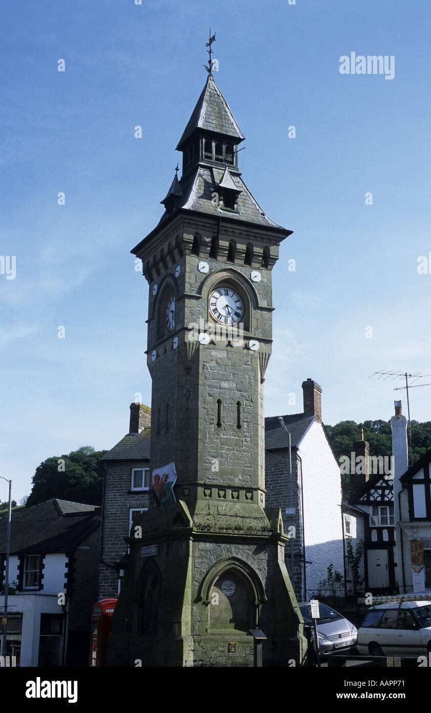 Knighton town powys hi-res stock photography and images - Alamy