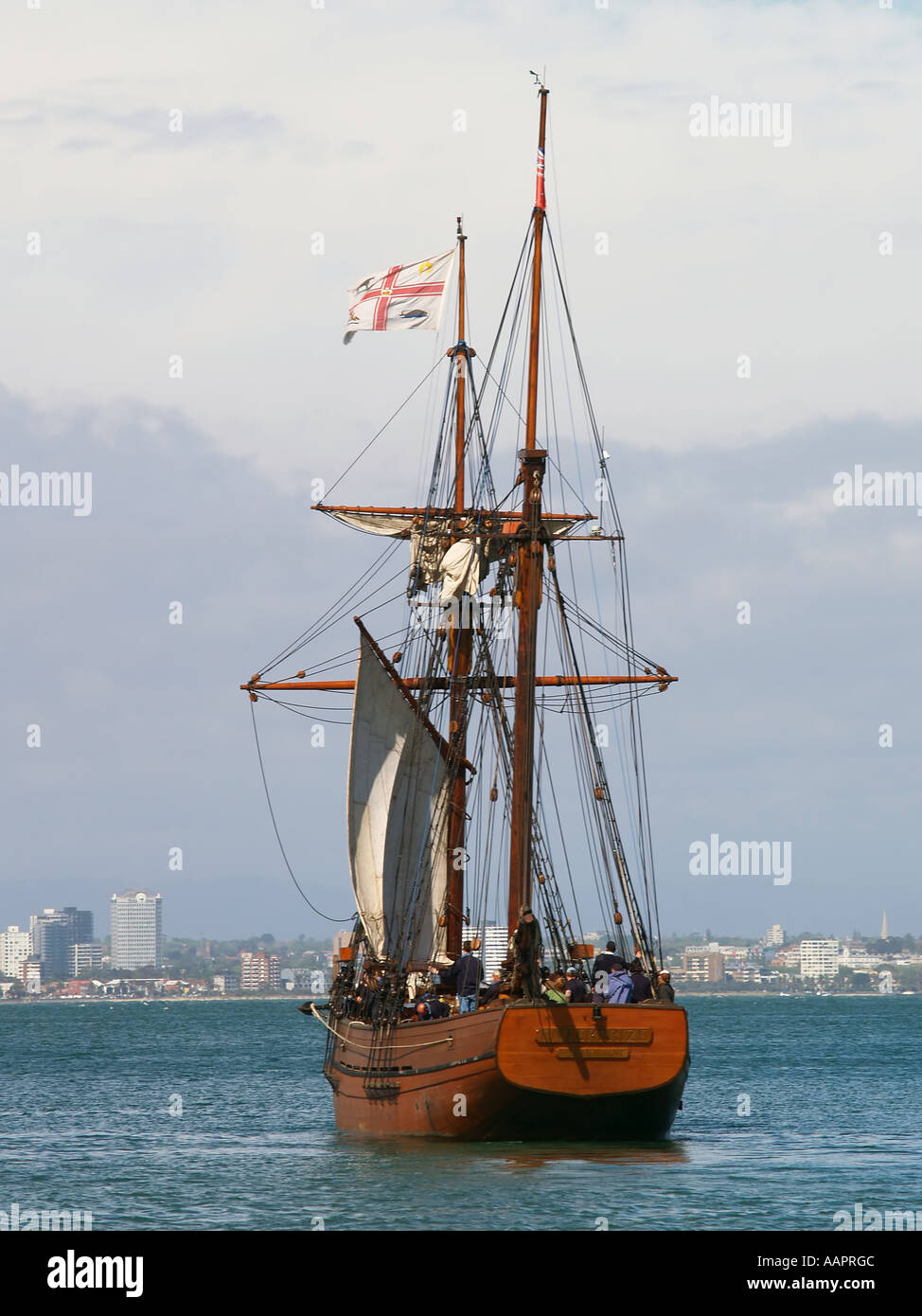 Old antique sailing ship Stock Photo - Alamy