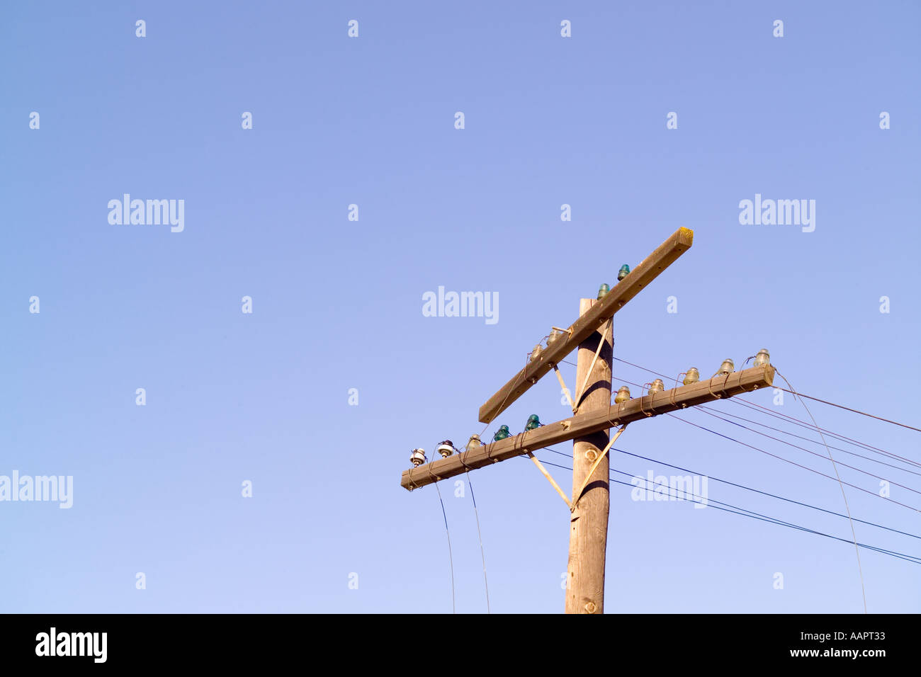 vintage telephone lines Stock Photo - Alamy