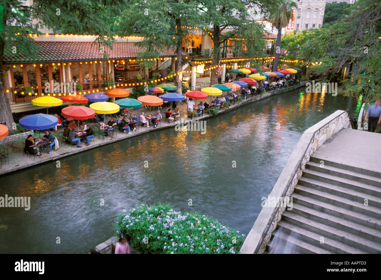 Texas, San Antonio, River Walk Paseo del Rio Stock Photo - Alamy