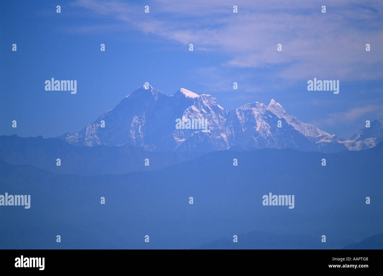Top of the World: Everest Lhotse Nuptse mountain range as seen from ...