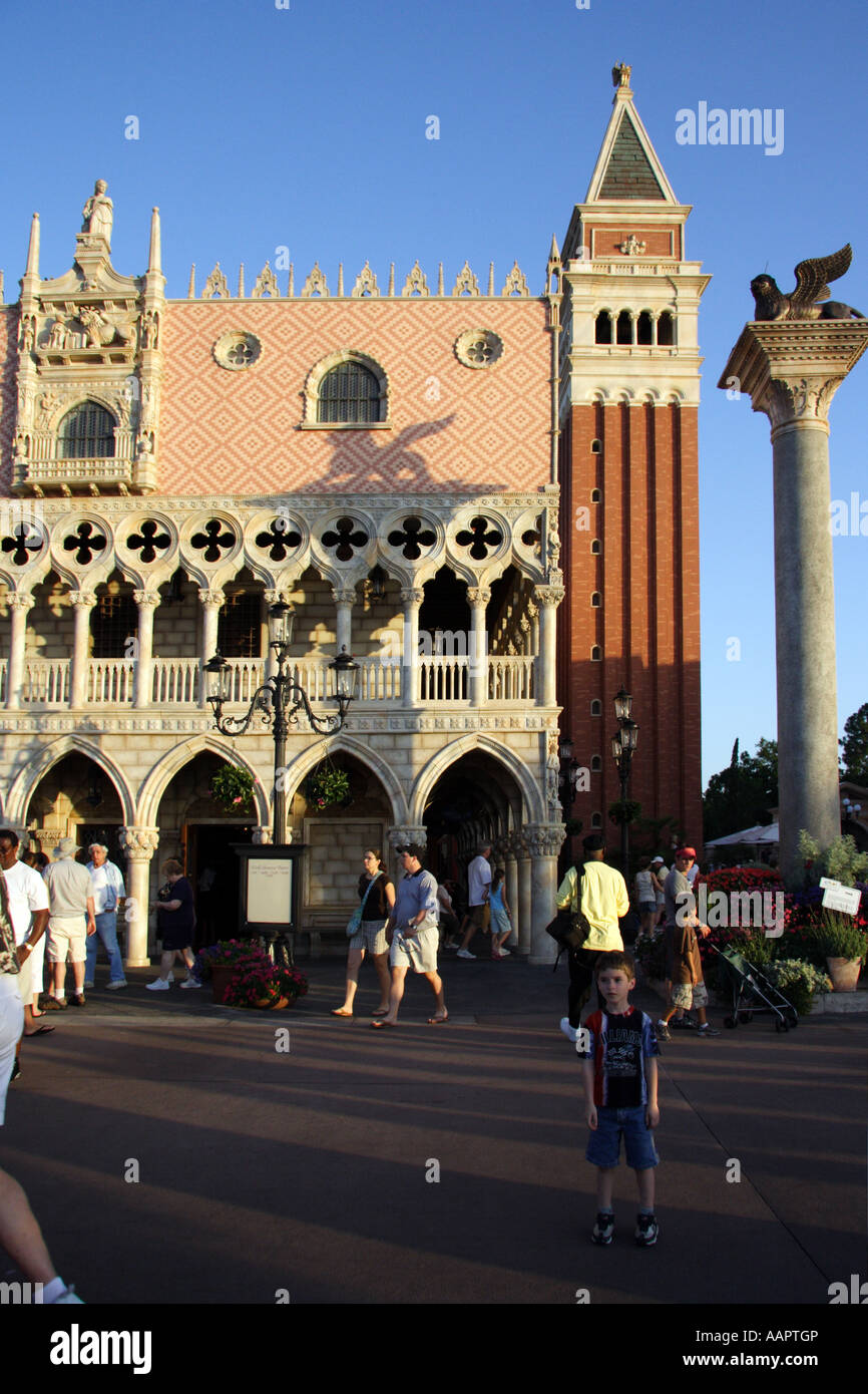 The Italy Pavilion is part of the World Showcase within the Epcot theme ...