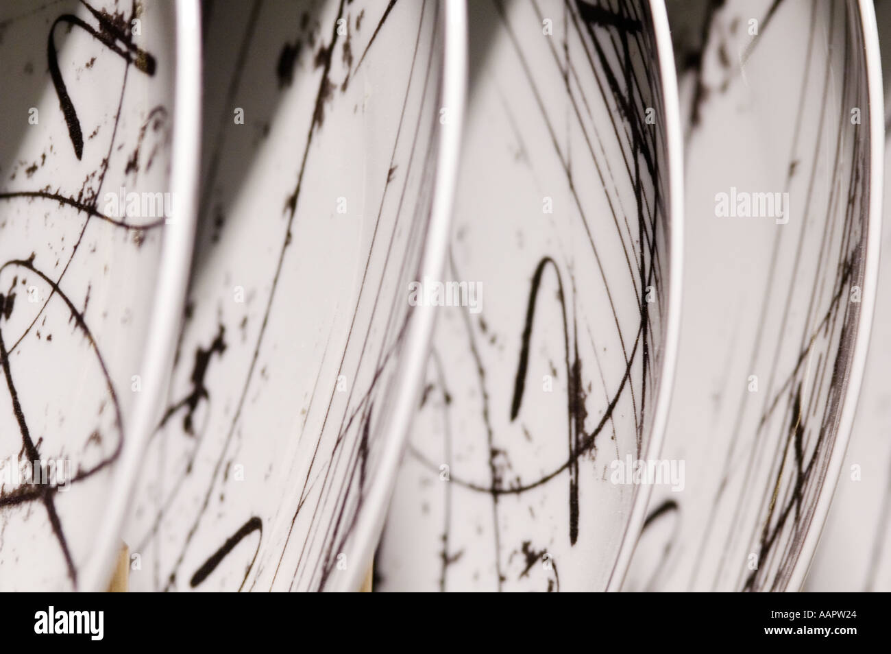 Still life, Porcelain plates Stock Photo - Alamy