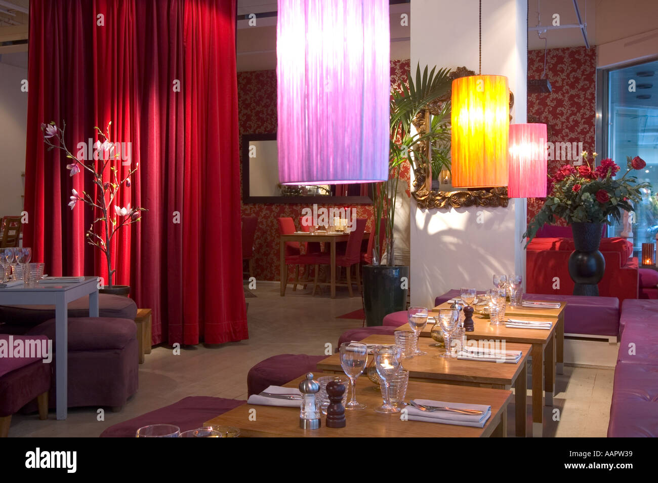 Sweden, Stockholm, Grill restaurant Stock Photo - Alamy