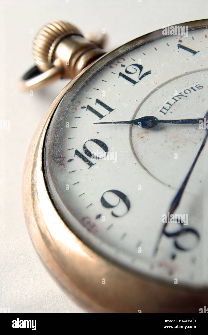 Antique pocket watch closeup on very old pocket watch Stock Photo - Alamy