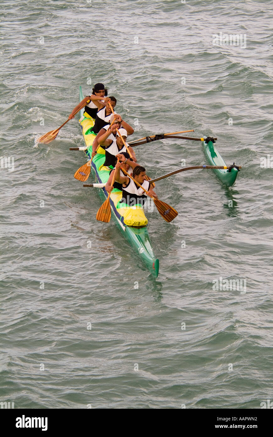 Waka (Maori for canoe Stock Photo - Alamy