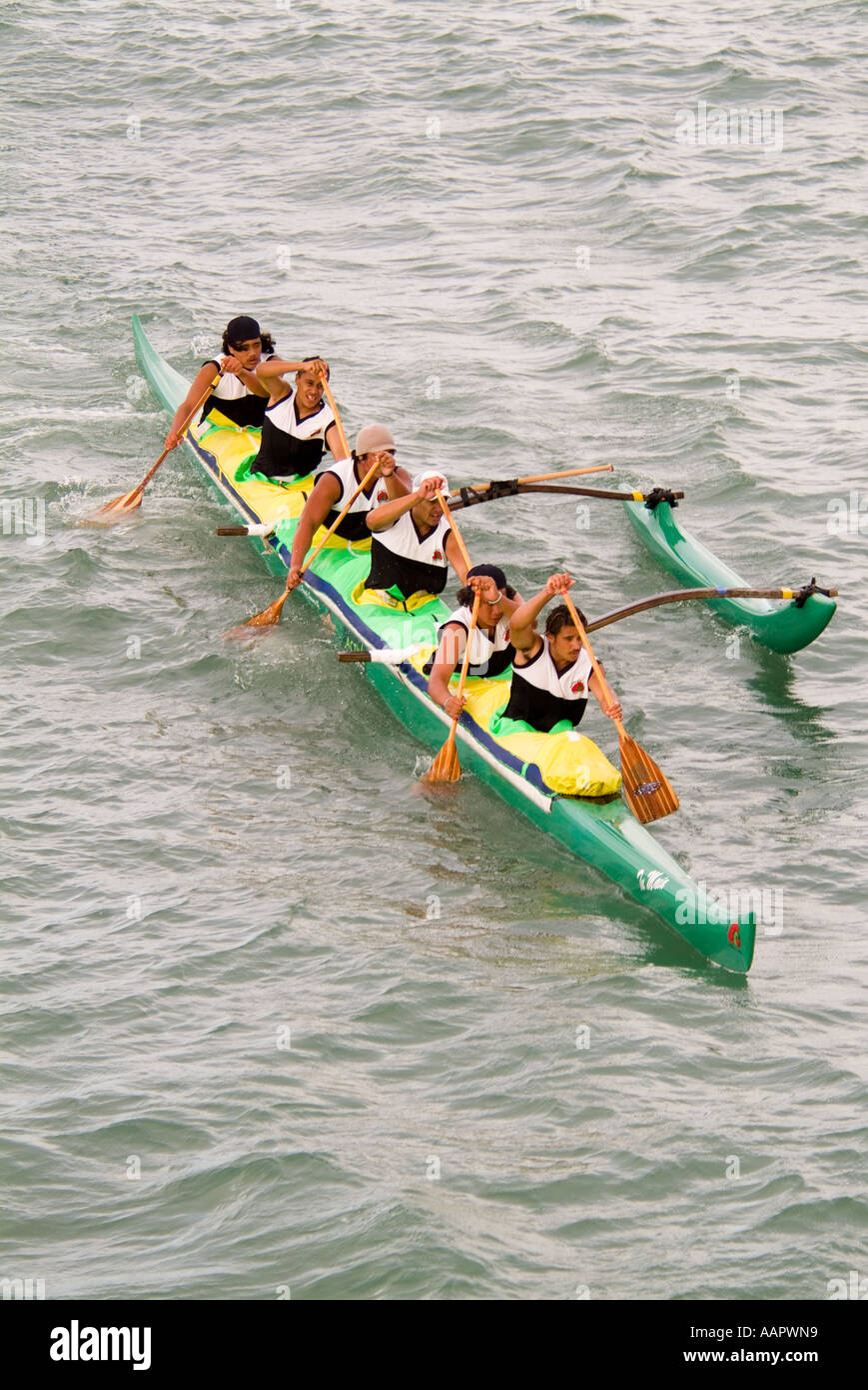 Waka (Maori for canoe Stock Photo - Alamy