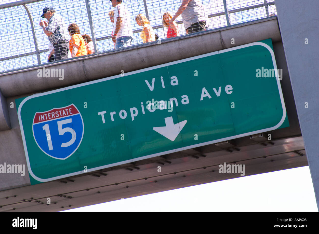 Tropicana Avenue Road Sign Las Vegas Nevada USA Stock Photo - Alamy