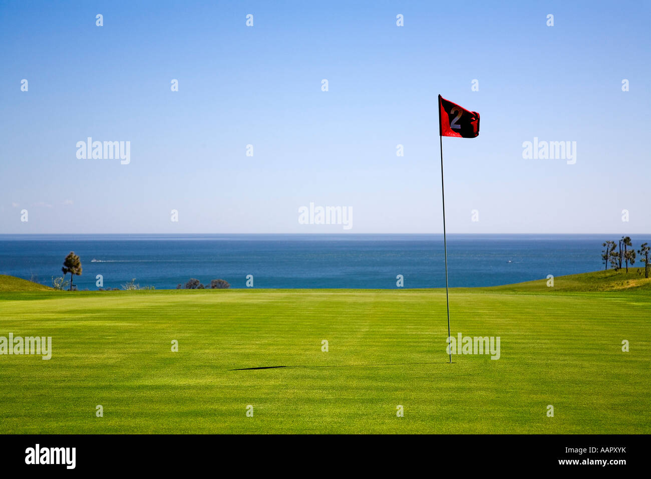 golf course doña julia in casares Malaga coast of the sun Andalusia ...