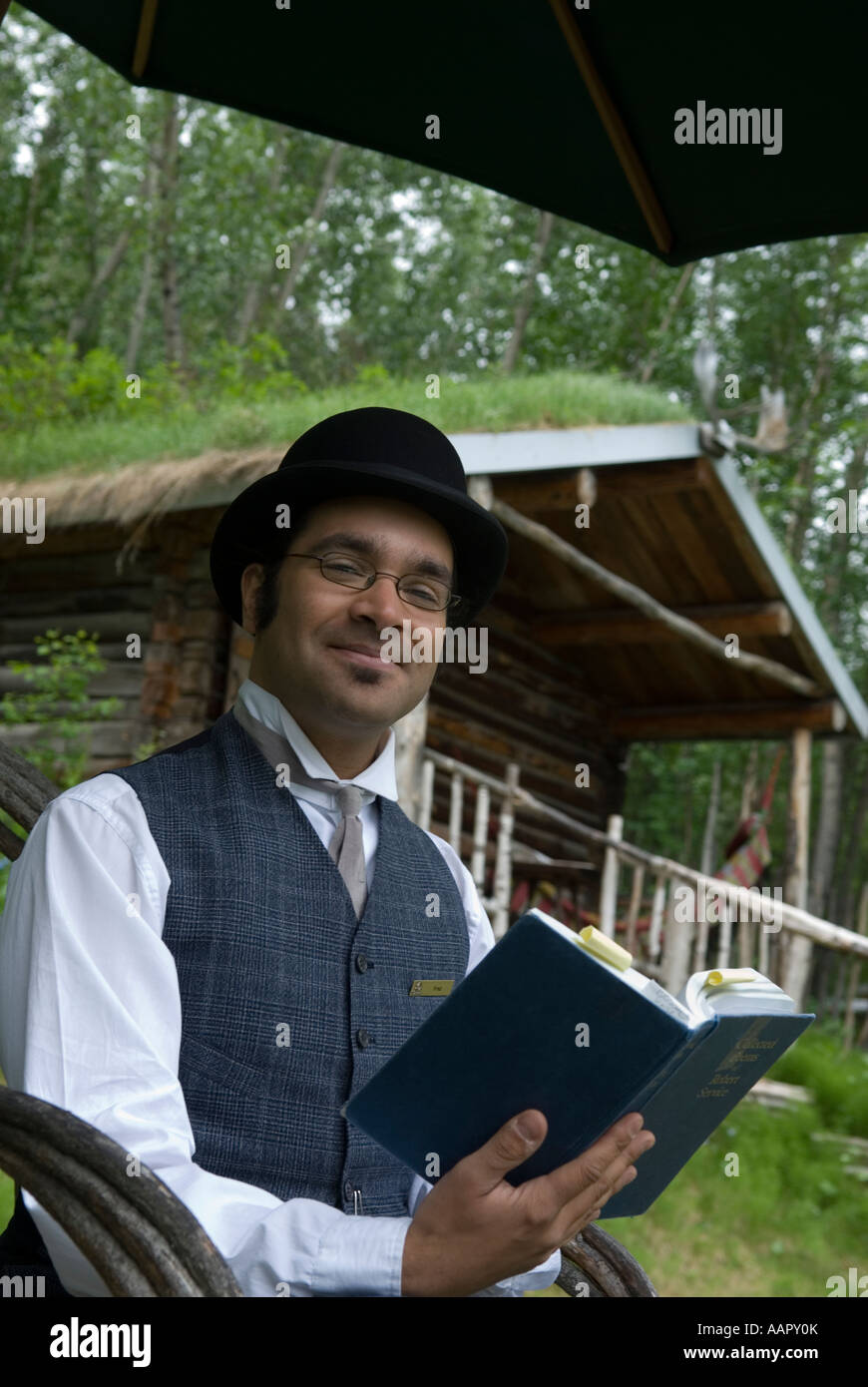 Robert Service cabin in Dawson City Yukon Canada Stock Photo - Alamy