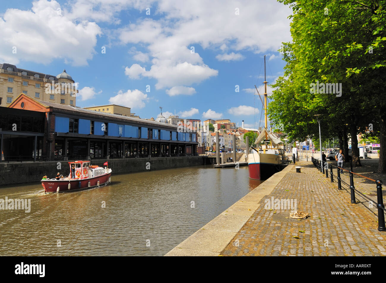 The floating harbour in St Augustines Reach Bristol waterfront, Bristol ...