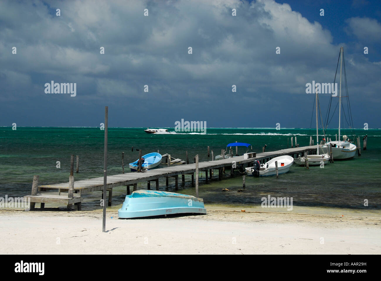 Caulker Caye, The Northern Cayes, Belize District, Belize, Central ...