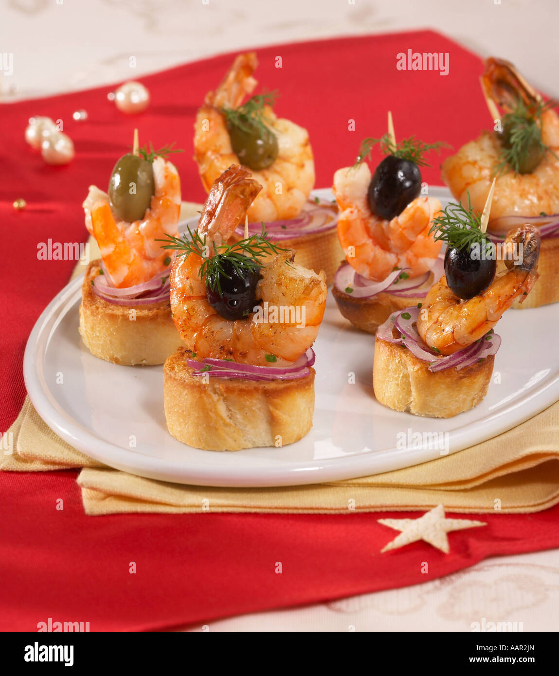Mini shrimp sandwiches hi-res stock photography and images - Alamy